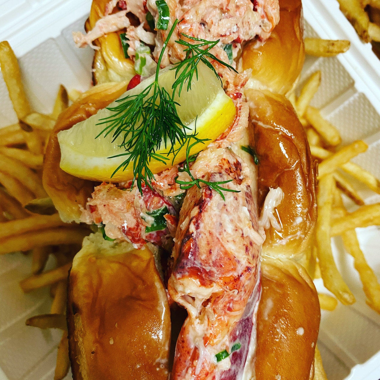 Lobster Roll And Fries